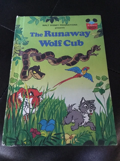 VTG DISNEYS WONDERFUL World Of Reading The Runaway Wolf Cub~ Hardcover ...
