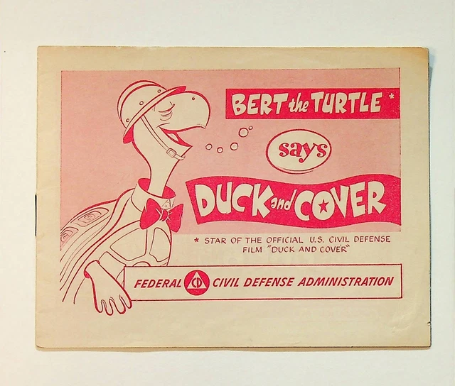 BERT THE TURTLE Says Duck and Cover Mini Comic #0 VG 1952 £133.69 ...