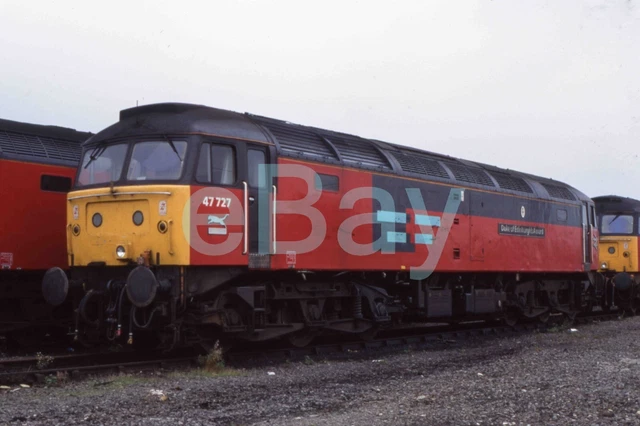 35MM RAILWAY SLIDE of Class 47 47727 @ York Copyright to Buyer £4.99 ...