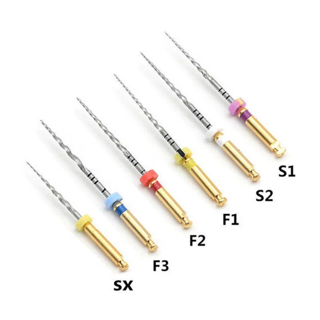6×DENTAL ENDODONTIC ENDO Root Canal Files NITI File Rotary Tips SX-F3 ...
