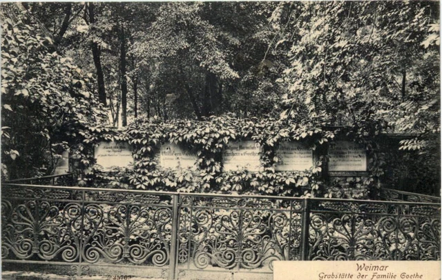 WEIMAR, GRABSTÄTTE DER Familie Goethe -525152 EUR 7,50 - PicClick DE
