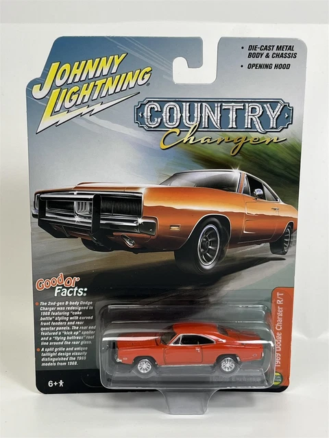 1969 DODGE CHARGER R/T Orange Dukes of Hazzard Themed 1:64 Johnny Light ...