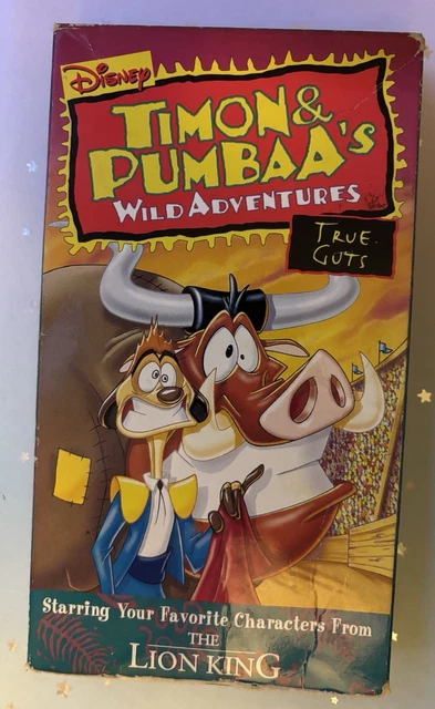 TIMON AND PUMBAA’S Wild Adventures VHS True Guts £2.79 - PicClick UK