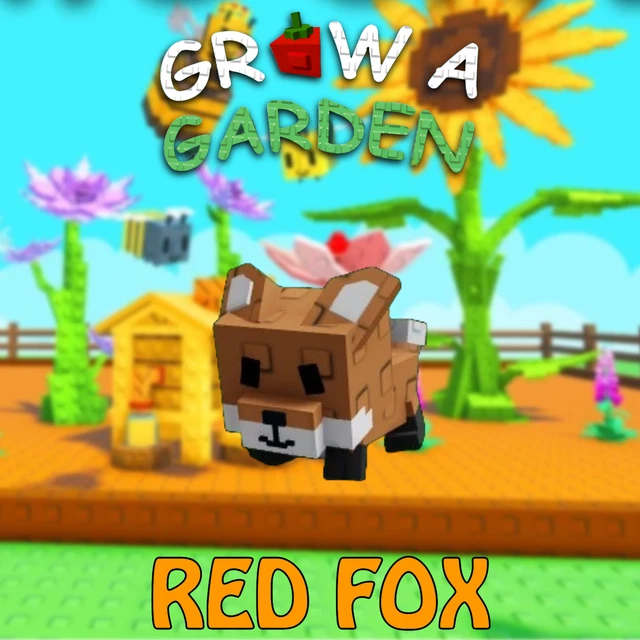 🐶 GROW A GARDEN | 🦊 Red Fox | Fast & Secure EUR 2,15 - PicClick IT