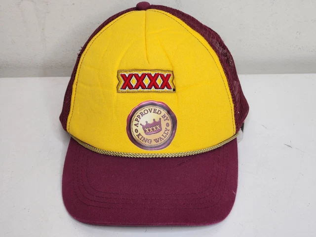 XXXX CAP APPROVED by King Wally Official Beer of Qld Maroons Adjustable ...