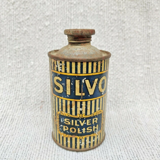 1930S VINTAGE RECKITT & Sons Silvo Silber Politur No6 Versiegelt Litho ...