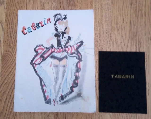 BAL TABARIN PARIS showgirl cabaret brochure programme 1940s , can can ...