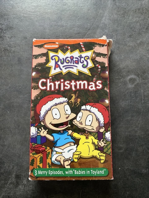 NICK JR RUGRATS Christmas VHS Video Tape Nickelodeon VTG Rare! BUY 2 ...