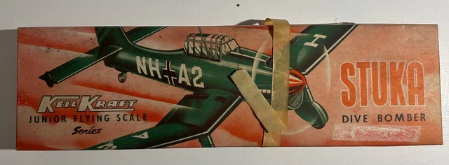 KEIL KRAFT JUNIOR Flying Scale Stuka Dive Bomber vintage airfix model ...