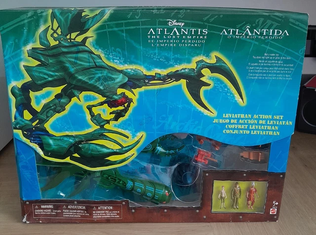 RARE VINTAGE MATTEL Disney Atlantis The Lost Empire Leviathan Action ...