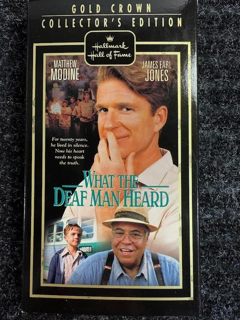 WHAT THE DEAF Man Heard Hallmark Gold Crown Collector's Edition VHS £2. ...