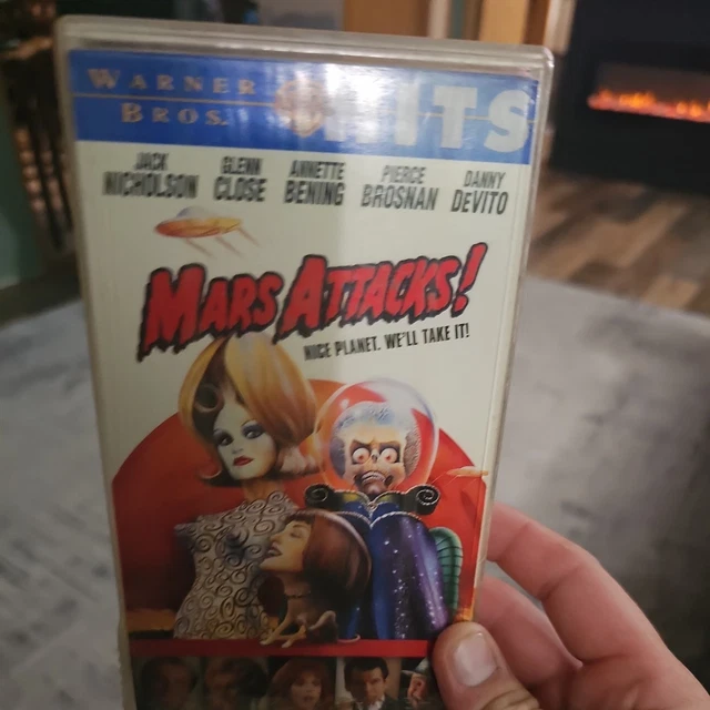 MARS ATTACKS! VHS 1997 Warner Home Video Jack Nicholson, Danny DeVito £13.36 - PicClick UK