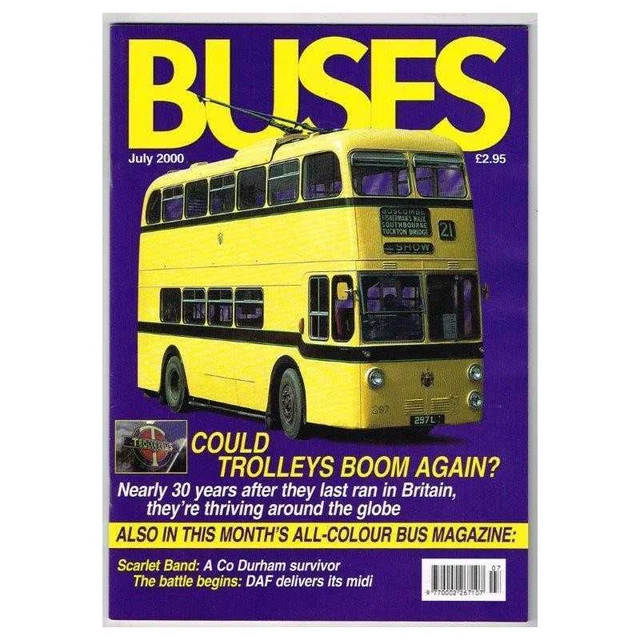 BUSES MAGAZINE JULY 2000 mbox3502/g Could Trolleys Boom Again? EUR 4,80 ...