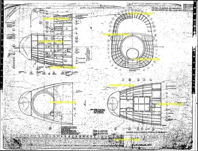 AVRO LANCASTER WW2 Blueprint Blueprint Plans original period DVD ...