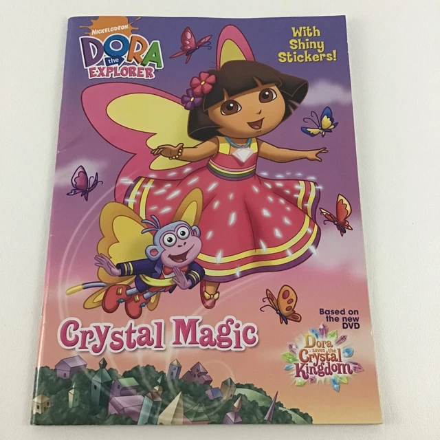DORA THE EXPLORER Coloring Activity Book Stickers Crystal Magic ...