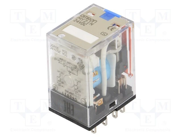1 PIECE, RELAY: electromagnetic MY2IN1-D2-24VDC /E2AU EUR 38,37 ...