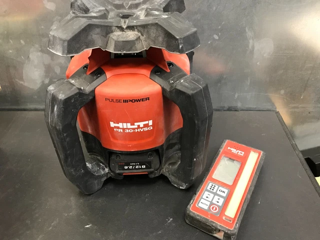 HILTI PR 30-HVSG A12 Self Rotating Green Laser Level with receiver ...