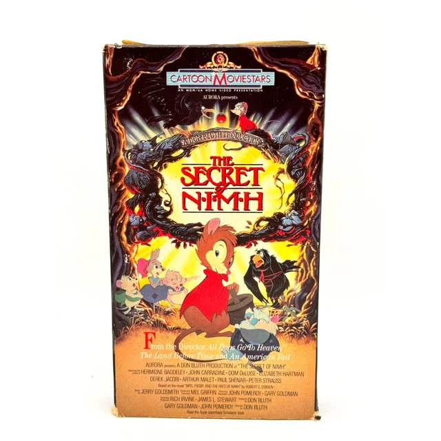 THE SECRET OF NIMH (VHS 1982) MGM/UA Home Video Animated Classic £5.50 ...