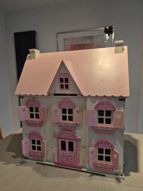 ELC DOLLS HOUSE Rosebud Cottage with Furniture and Family DH4 £31.90 ...