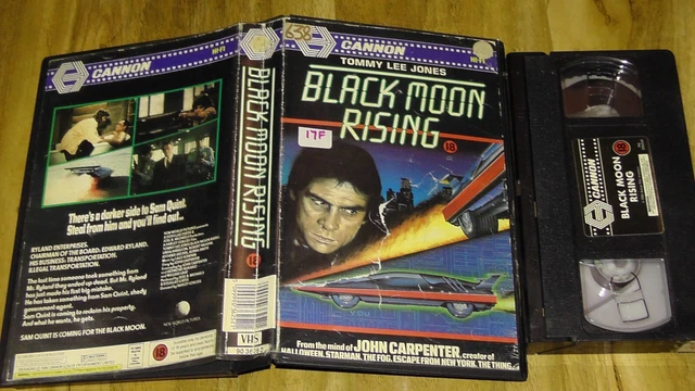 BLACK MOON RISING VHS Video Big Box Ex Rental Pre Cert Cannon Thorn EMI £4.99 - PicClick UK