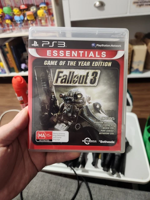 FALLOUT 3 GAME Of The Year Edition GOTY (PlayStation 3 PS3) $39.99 ...