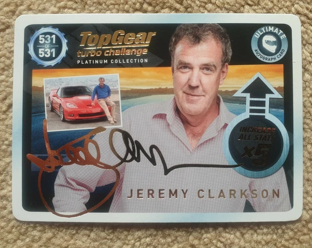 TOP GEAR TURBO Challenge Card Ultimate Platinum 531 - Jeremy Clarkson ...