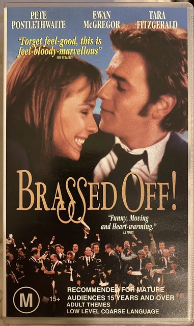 BRASSED OFF ! 1997 Comedy VHS Video Rated M Ewan McGregor, Tara ...