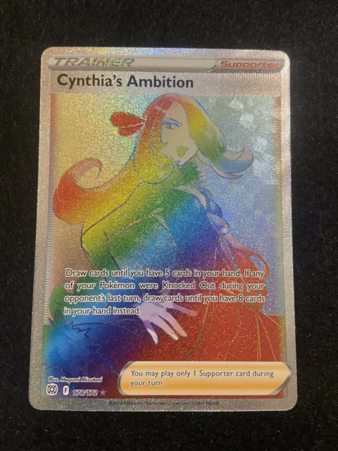 Pokemon Cynthias Ambition Full Art Rainbow Eng Nm 178172 Astri Lucenti Eur 1200 Picclick It