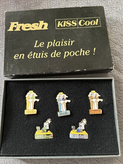 PIN'S ARTHUS BERTRAND Lot 5 Pins Kiss Cool Coffret Collection Rare EUR 10,00 - PicClick FR