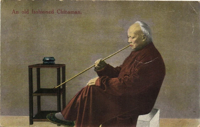 PC CHINA, AN OLD FASHIONED CHINAMAN, Vintage Postcard (b26980) £14.11 ...