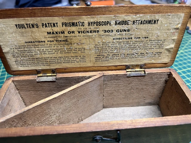 WW1 YOULTON’S HYPOSCOPE Box-vickers Machine Gun, About As Rare As It ...