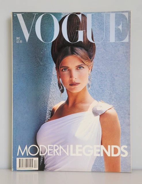 BRITISH VOGUE UK Magazine December 1988 Stephanie Seymour Modern ...