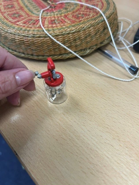 BODO HENNIG MINIATURE Dolls House Red Food Mixer Vintage Pre owned £70. ...