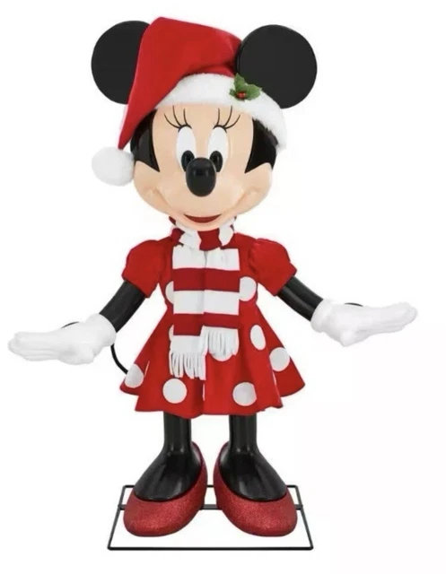 DISNEY 4 FT Animated Holiday 2025 Minnie Mouse Home Depot Animatronic ...