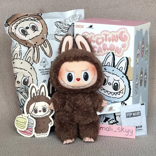 AUTHENTIC POP MART Labubu - SECRET - Exciting Macaron Series - CHESTNUT ...