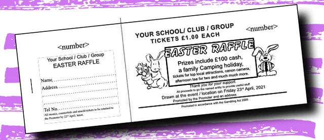 4000 RAFFLE TICKETS & Draw - Xmas / School / Church - 800 books of 5 £ ...