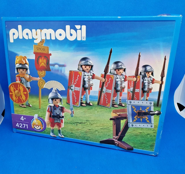 PLAYMOBIL 4271 RÖMER Zenturio mit Legionären (2006) vollständig NEUWARE ...