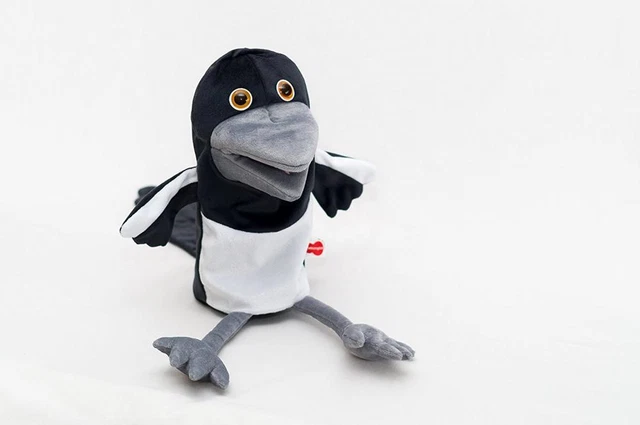 MAGGIE MAGPIE PUPPET from Steve and Maggie (Wow English TV): Stuffed ...