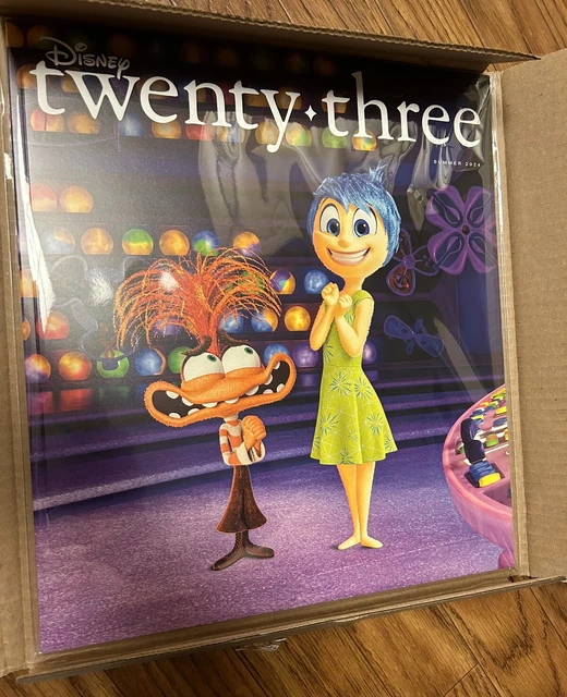 DISNEY TWENTY THREE D23 Summer 2024 Magazine Pixar Inside Out 2 NEW £11 ...