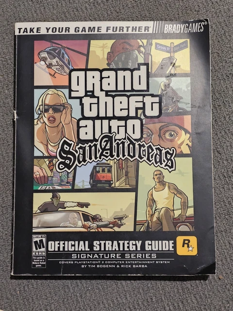 GTA GRAND THEFT Auto PS2 San Andreas Official Strategy Game Guide 2004 ...