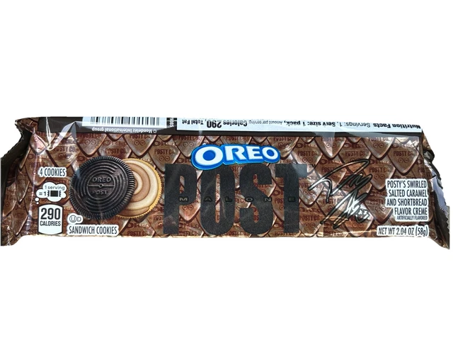 RARE POST MALONE Limited Edition OREO cookies 2025 Twisted Crème Posty ...