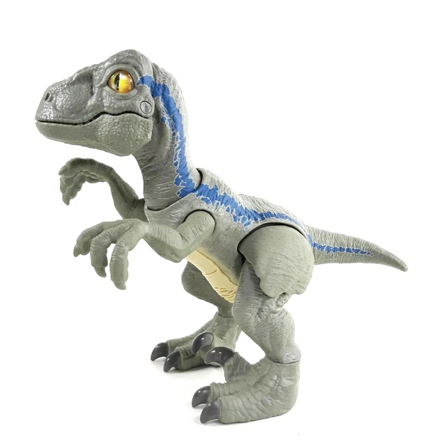 JURASSIC WORLD DINO Rivals Primal Pal BLUE Velociraptor Sounds Effects ...
