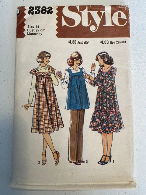VINTAGE STYLE SEWING pattern- 1979 year. pattern numbet 2382. complete ...