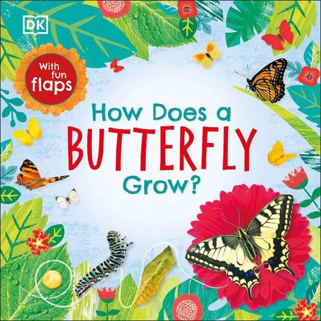 HOW DOES A Butterfly Grow? by DK (English) Board Book Book £22.78 ...