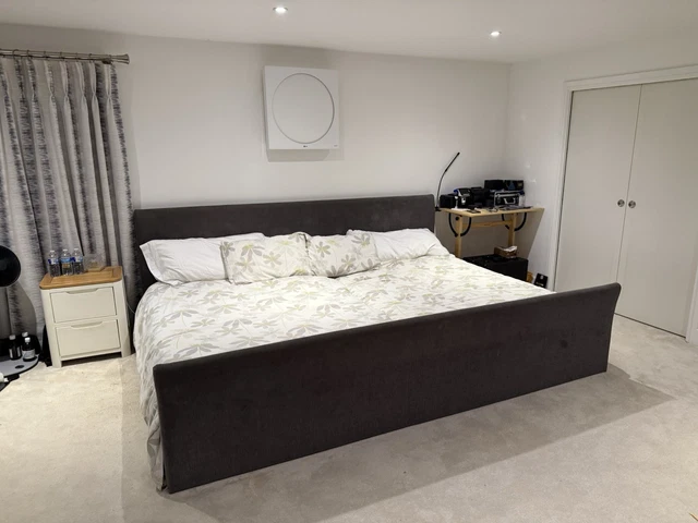 HUGE BED 2 Doubles Made Into 1. By The Big Bed Company Hand Made £923. ...