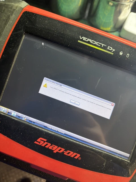SNAP ON VERDICT d7 car diagnostics scanner Device Faulty £199.00 - PicClick UK