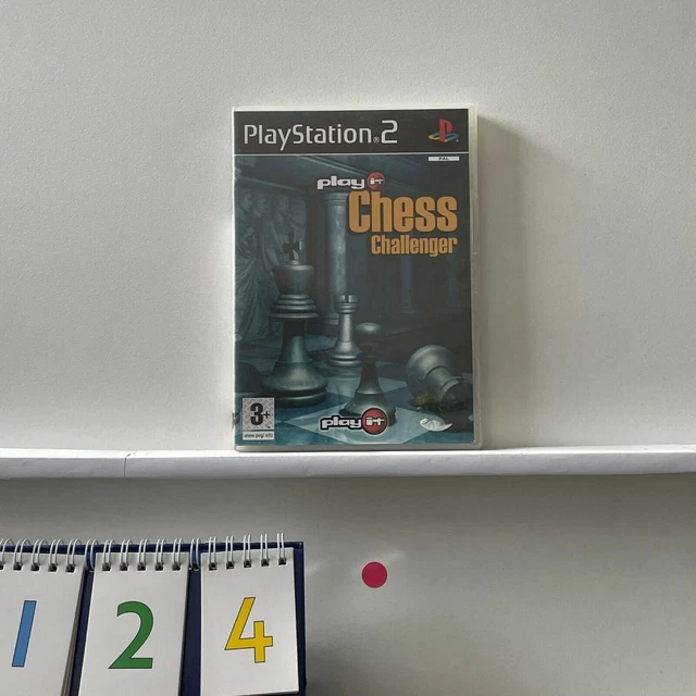 PLAY IT CHESS Challenger PS2 Playstation 2 Game + Manual PAL p124 EUR ...