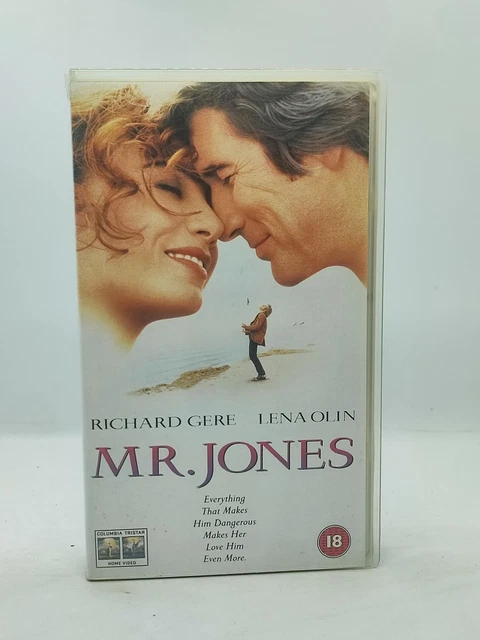 MR. JONES, STARRING Richard Gere On VHS Video Cassette Tape £8.99 - PicClick UK