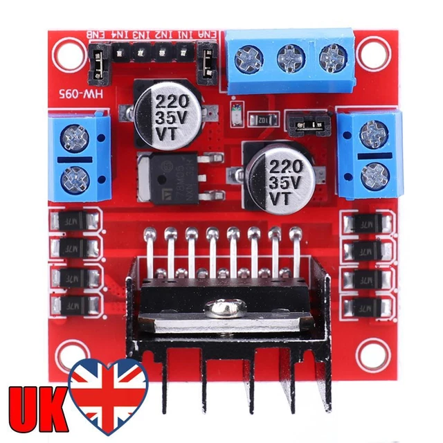 L298n Dc Motor Driver Module Dual H Bridge 5v For Smart Car Chip Capacitors Eur 4 76 Picclick Fr