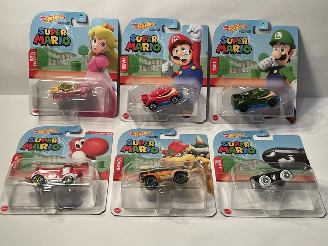 HOT WHEELS NINTENDO Super Mario Character Cars Complete Set Of 6 ...